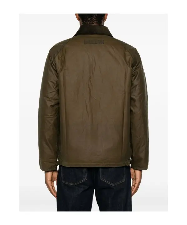 Barbour Corduroy-collar Zip-fastening Jacket