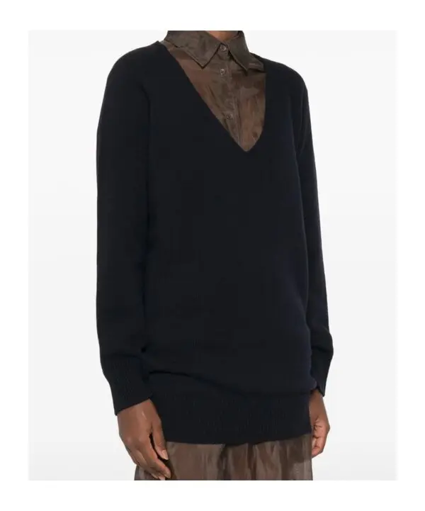 MAISON MARGIELA V-neck Raglan-sleeve Sweater