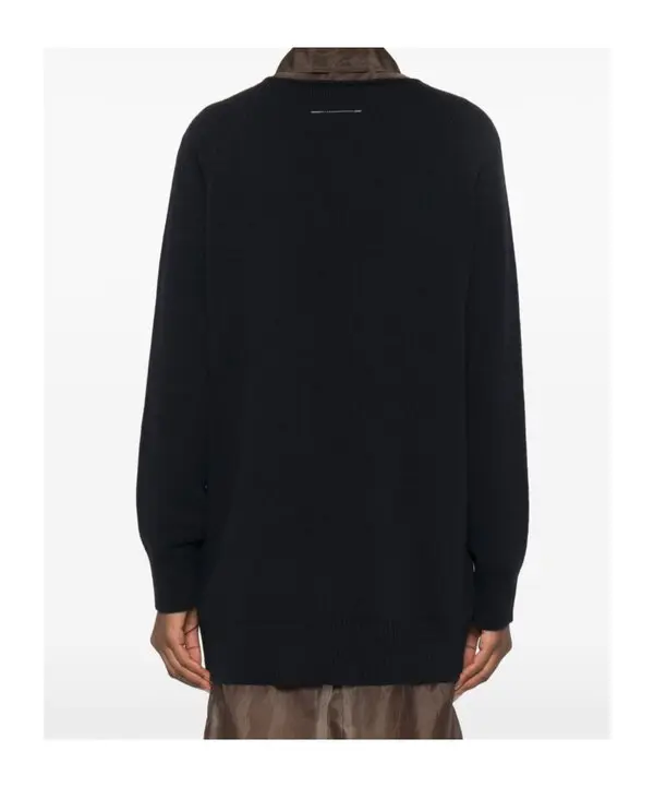 MAISON MARGIELA V-neck Raglan-sleeve Sweater