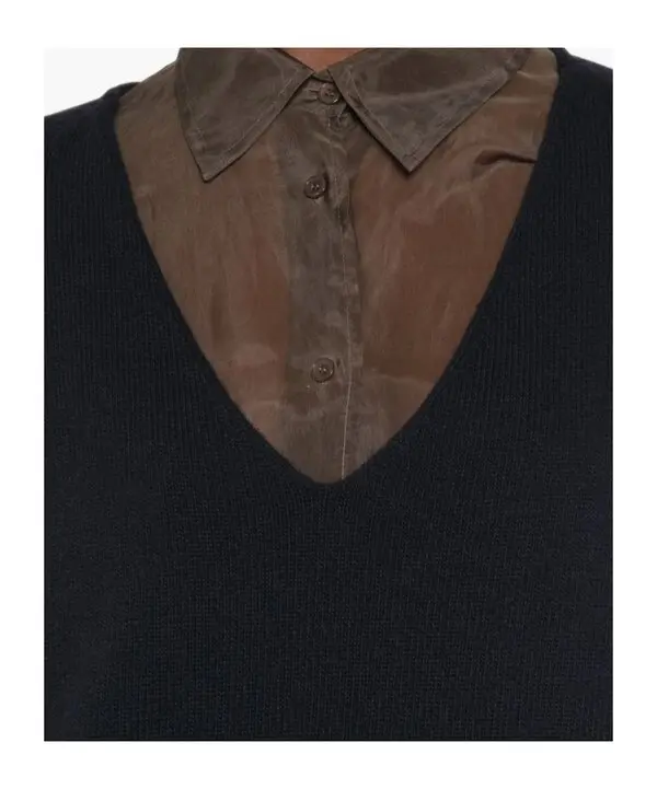 MAISON MARGIELA V-neck Raglan-sleeve Sweater