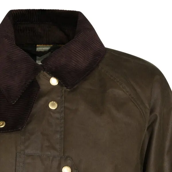 Barbour Contrast-collar Long Field Coat
