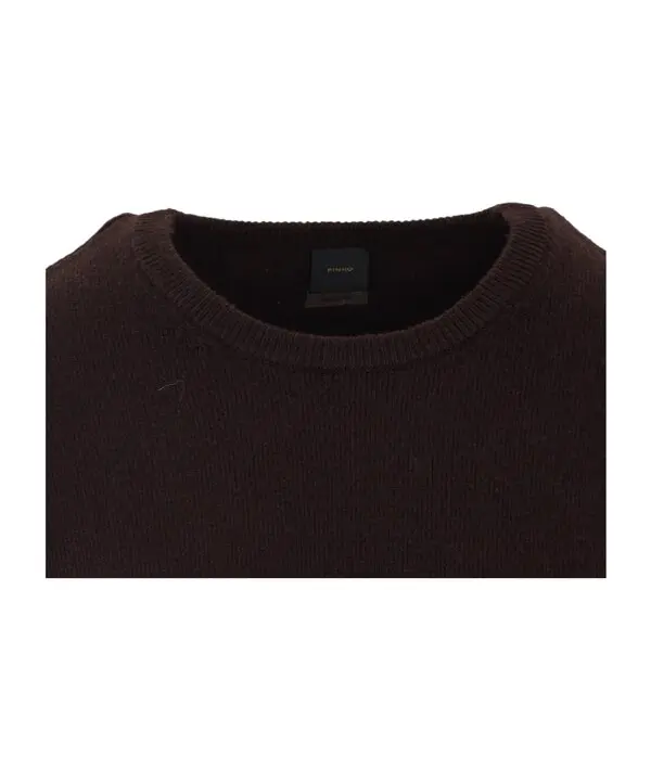 Pinko Oversized Lace-trim Crewneck T-shirt