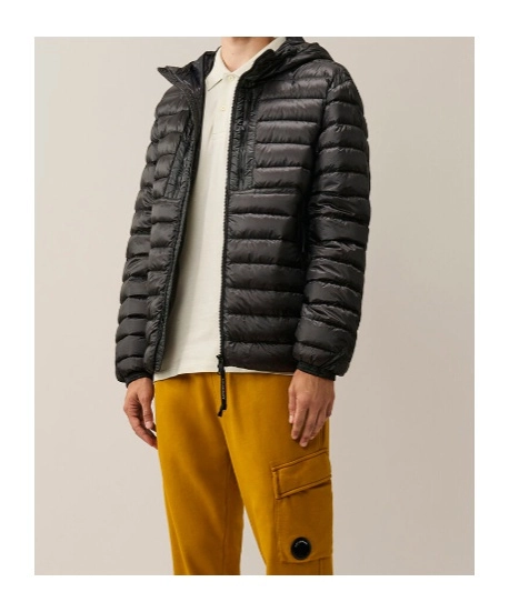 C.P. COMPANY Hooded Quilted Down Jacket