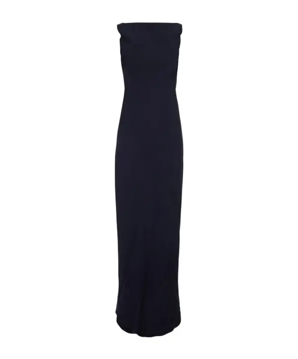 Antonelli Firenze Draped-neck Long Dress