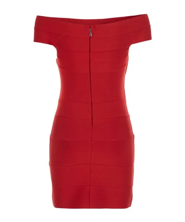 ROTATE BY BIRGER CHRISTENSEN Off-shoulder Mini Dress