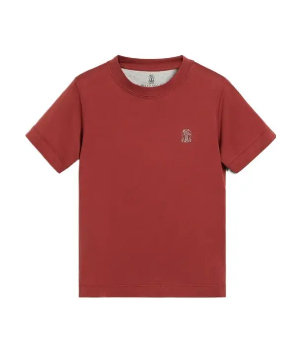 Brunello Cucinelli Cotton Jersey T-shirt With Logo