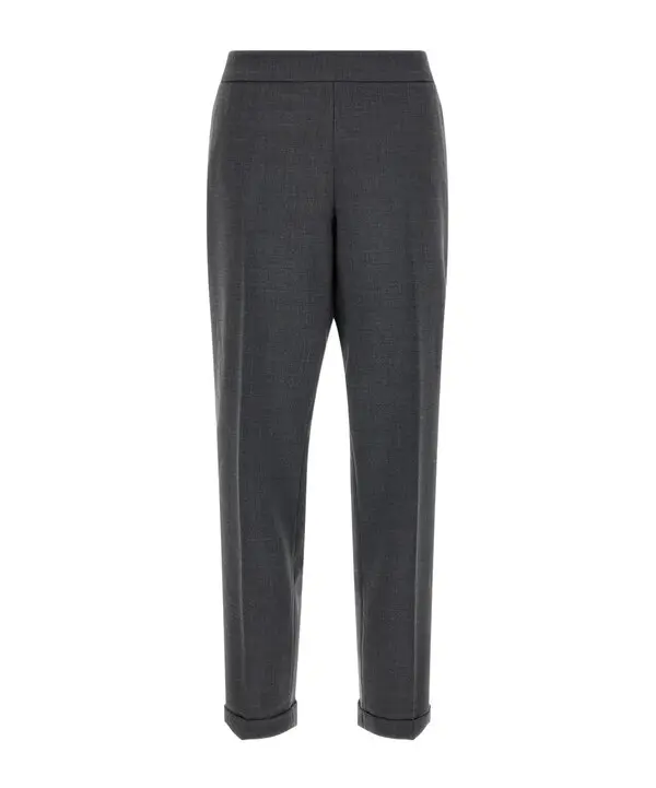Alberto Biani Cropped Turn-up Pants