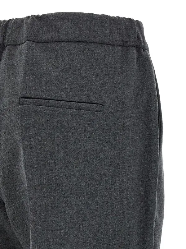 Alberto Biani Cropped Turn-up Pants