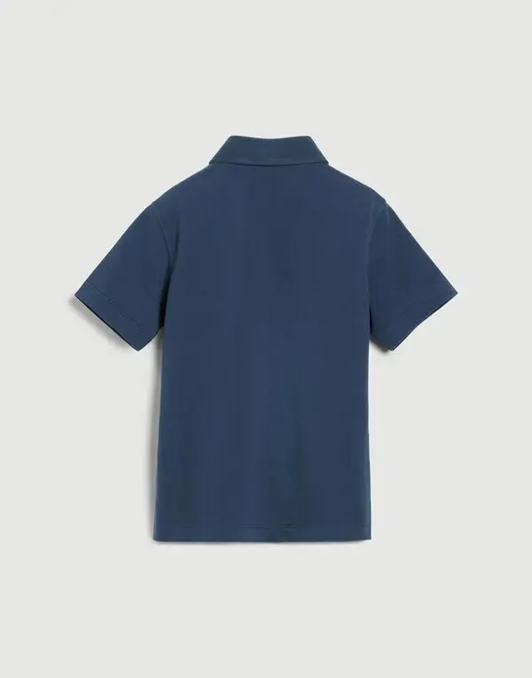 Brunello Cucinelli Cotton Piqué Polo Shirt With Logo