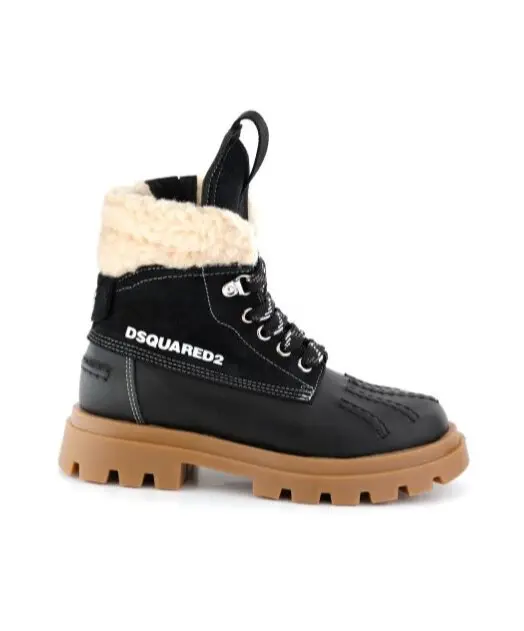 Dsquared2 Round-toe Short Boots