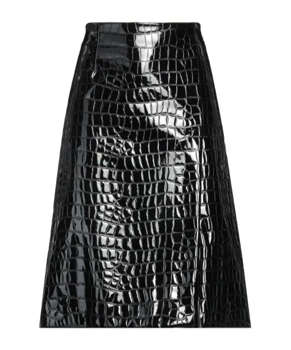 Dolce & Gabbana Glossy Midi Skirt