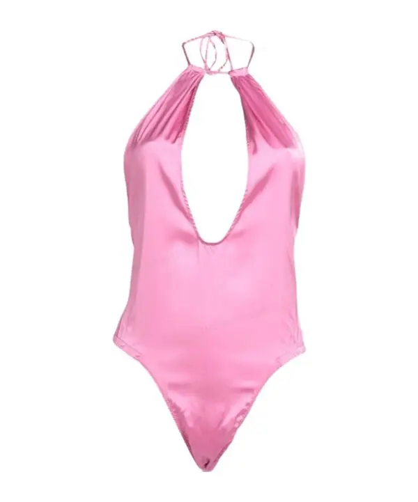 Jacquemus Satin Sleeveless Jumpsuit - Pink