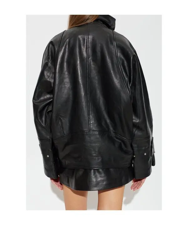 IRO PARIS Long-sleeve Leather Jacket