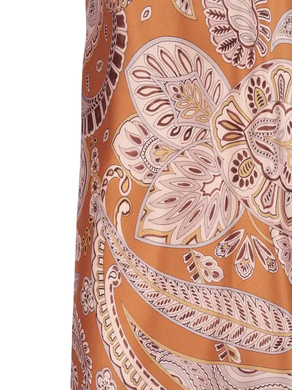 Antonelli Firenze Printed Slip Maxi Dress