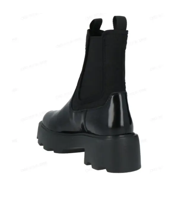 Tory Burch Glossed Leather Platform Boots