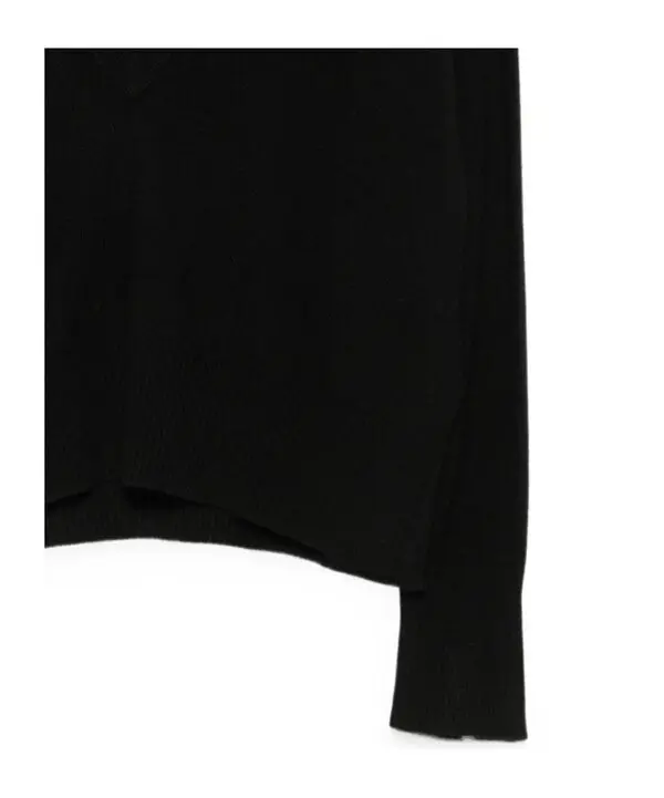 SEMICOUTURE V-neck Long-sleeve Knit Top