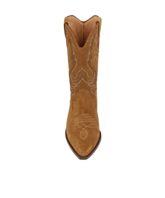 Isabel Marant Étoile Suede-denim Ankle Boots