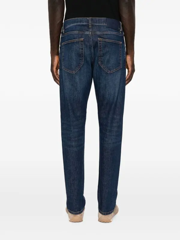 PT TORINO Faded Straight-leg Jeans