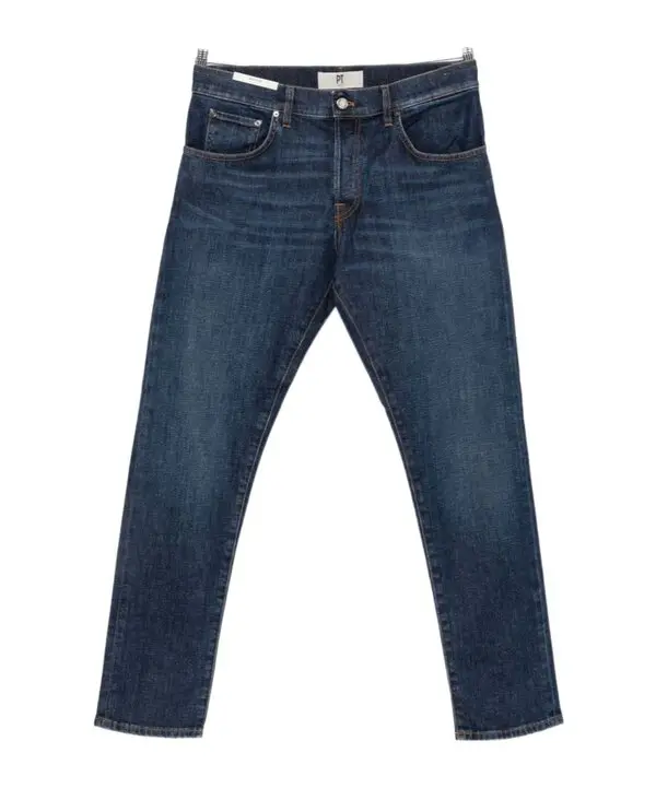 PT TORINO Faded Straight-leg Jeans - No