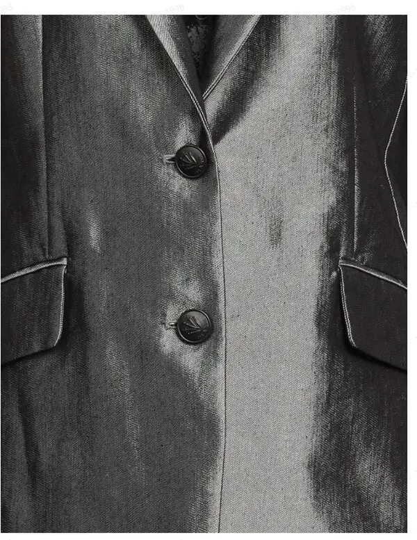 Rag & Bone Denim-style Single-breasted Blazer