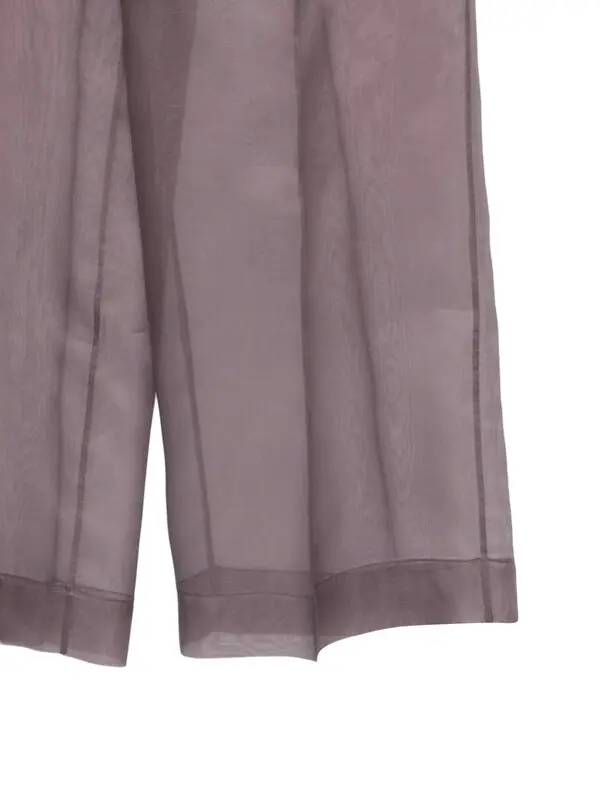Antonelli Firenze Sheer Wide-leg Trousers