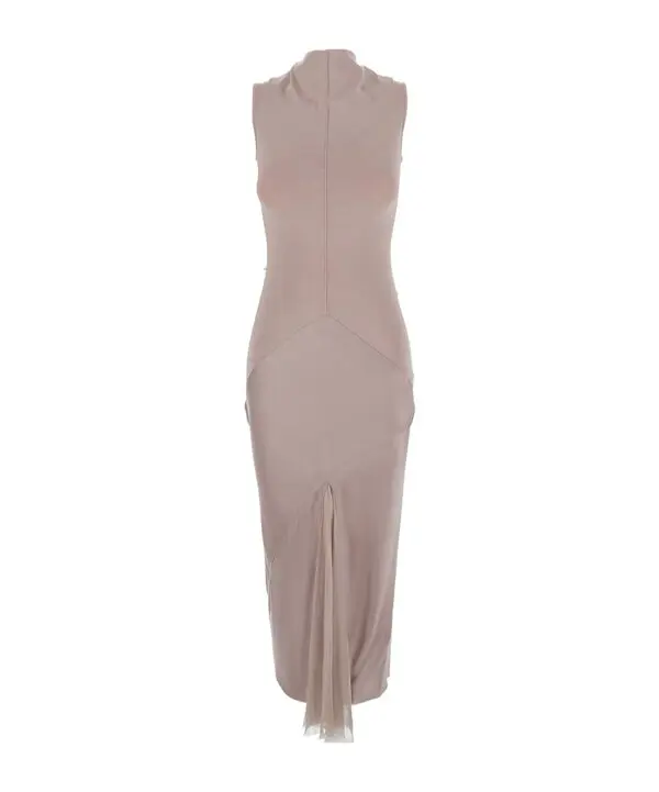 Rick Owens Sliced Panel Maxi Dress