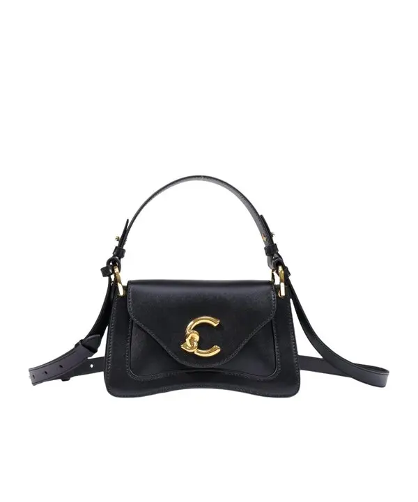 COCCINELLE Flap Shoulder Bag - Black