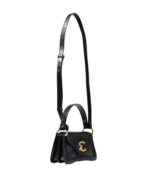 COCCINELLE Flap Shoulder Bag - Black