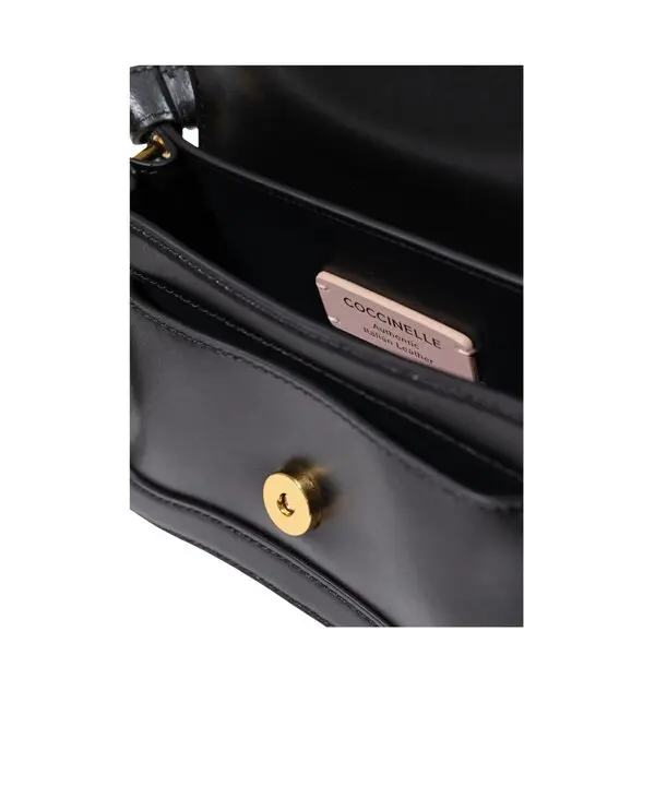 COCCINELLE Flap Shoulder Bag - Black
