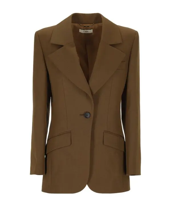 Chloé Lapel Long-sleeved Suit Jacket