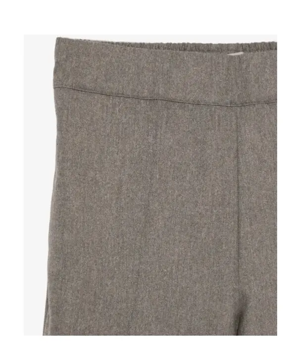 D.exterior Wide-leg Cuffed Trousers