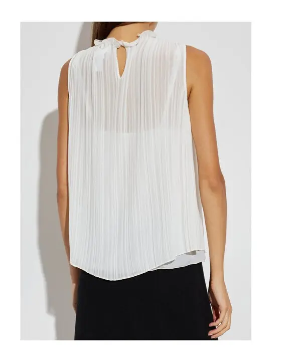 Fabiana Filippi Pleated Sleeveless Top