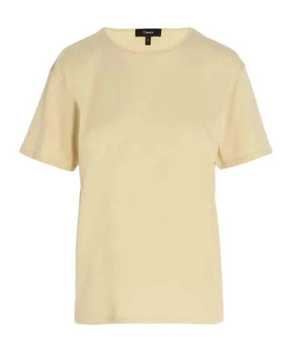 Theory Open-necked Silk Shirt