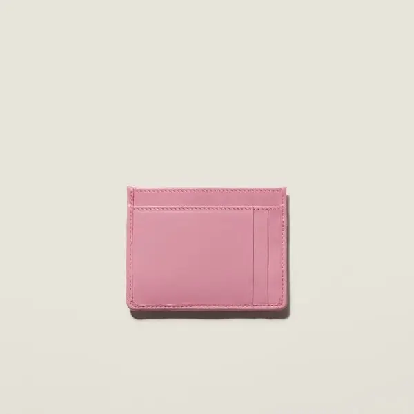 Miu Miu Matelassé Nappa Leather Card Holder