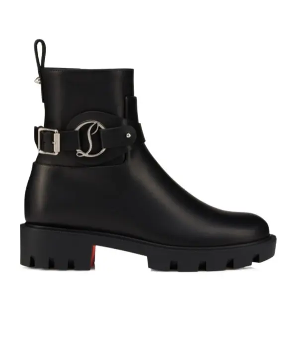 CHRISTIAN LOUBOUTIN Dianouchette Lug Ankle Boots