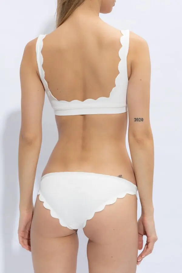 Marysia Mini Palm Springs Bikini Top - White