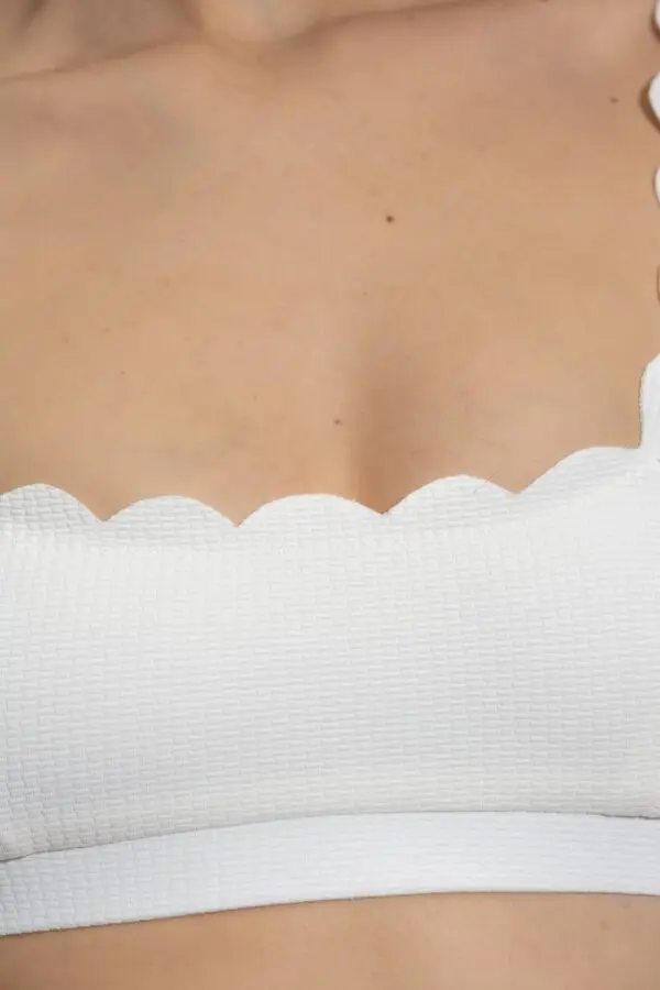 Marysia Mini Palm Springs Bikini Top - White