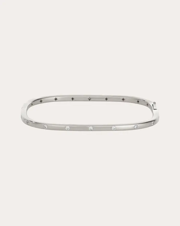 Moritz Glik Diamond Petite Core Stacking Bangle - Gold
