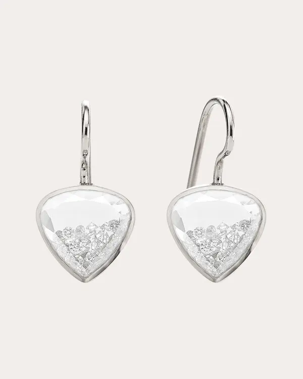 Moritz Glik Diamond Naipe Heart-ish Drop Earrings - Gold