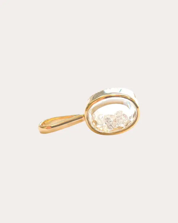 Moritz Glik Diamond Oh Miniature Charm In Yellow