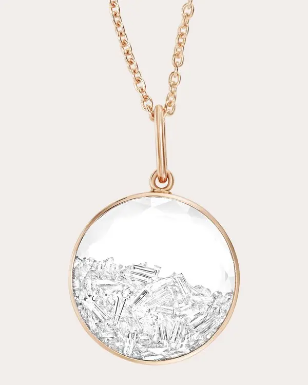 Moritz Glik Diamond Core 15 Pendant Necklace - Gold