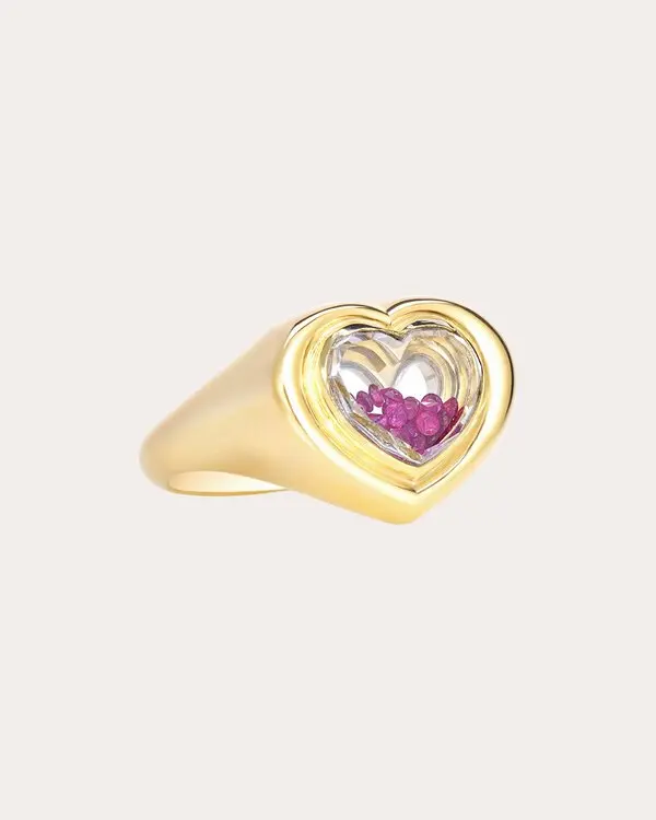 Moritz Glik Ruby Afeto Signet Ring