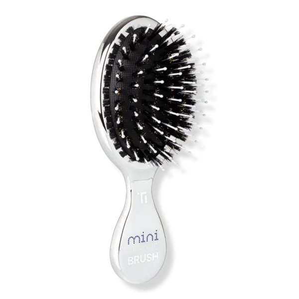 TIRI PRO Mini Chrome Boar Bristle Hair Brush