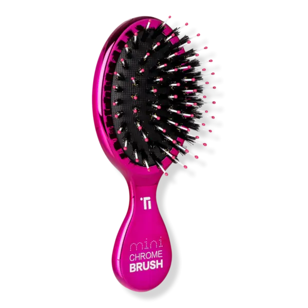 TIRI PRO Mini Chrome Boar Bristle Hair Brush