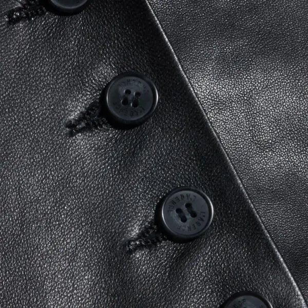 L'Agence Jianna Leather Waistcoat