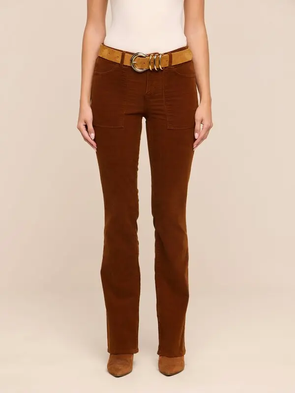 L'Agence Saffia Stretch Corduroy Pants