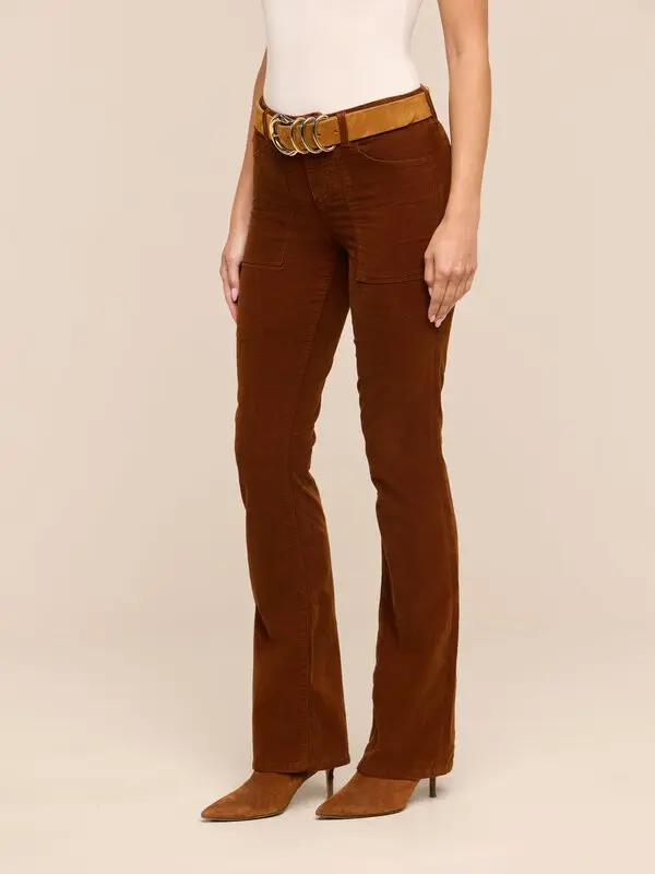 L'Agence Saffia Stretch Corduroy Pants