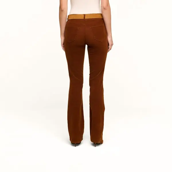 L'Agence Saffia Stretch Corduroy Pants - Java