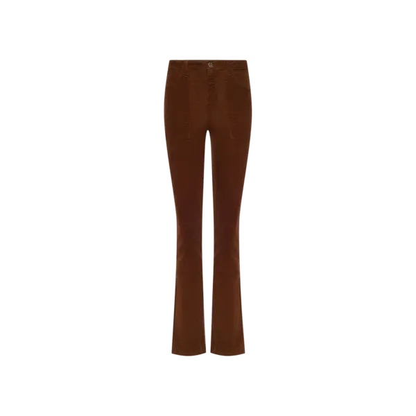 L'Agence Saffia Stretch Corduroy Pants - Java