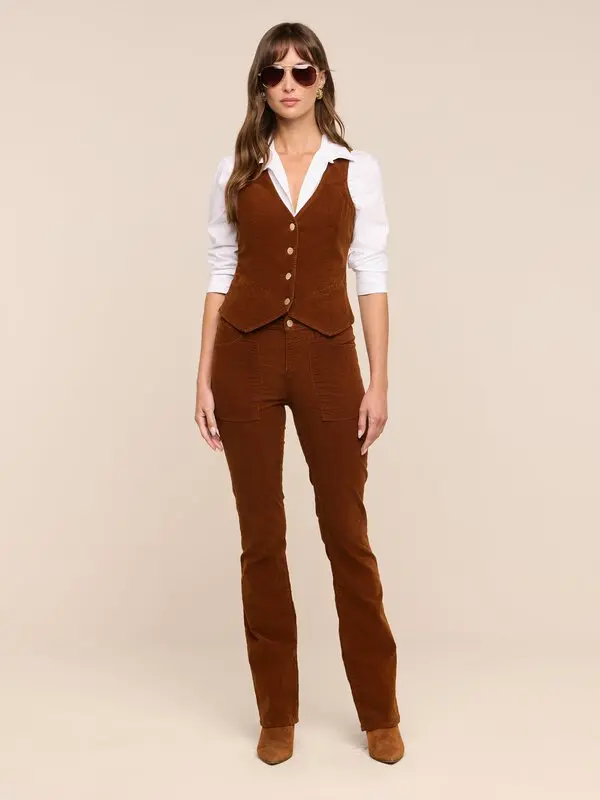 L'Agence Yelena Corduroy Vest